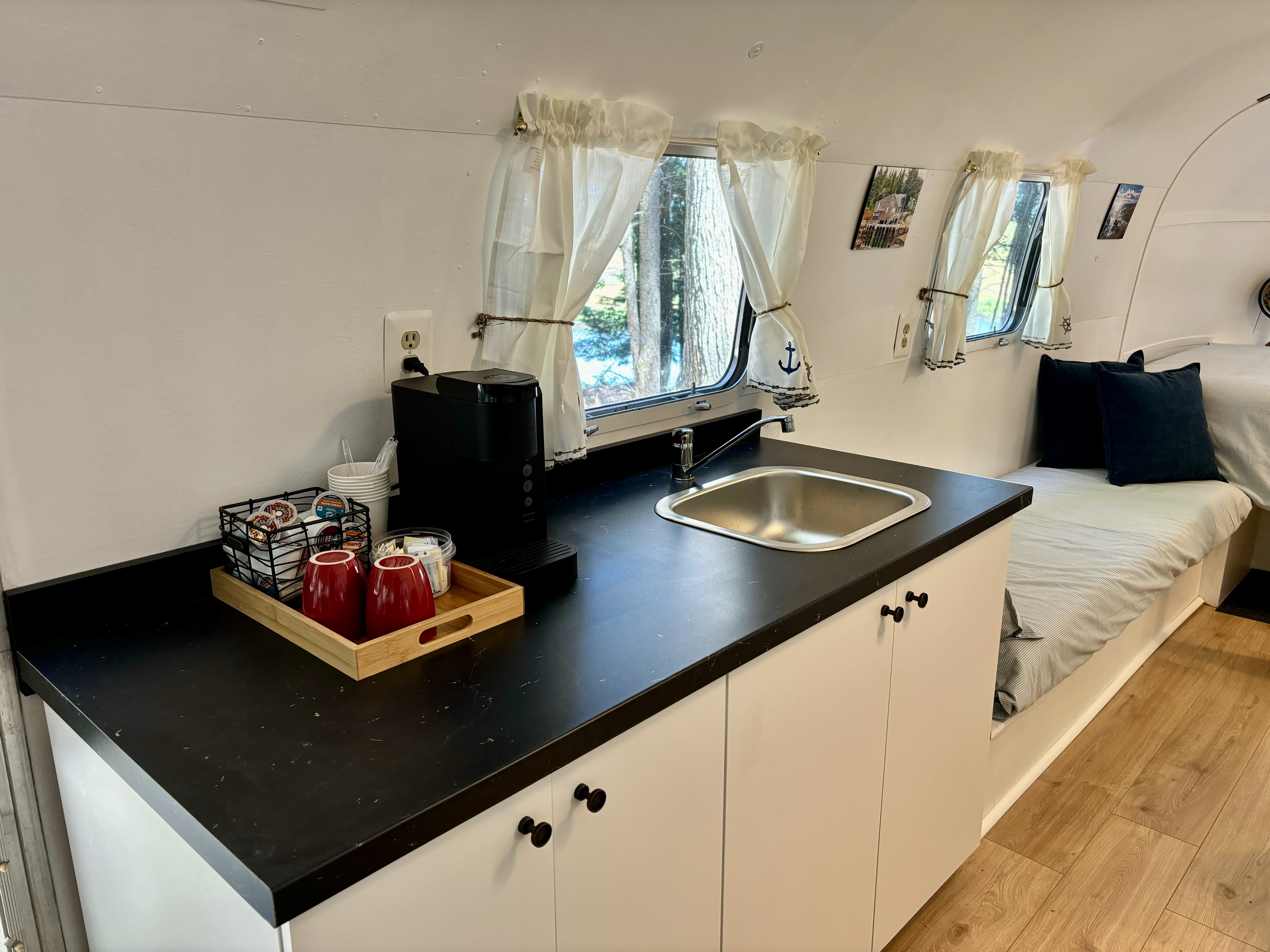 The Downeast Airstream and Tiny House A-Frame Cabin – Glamping Downeast
