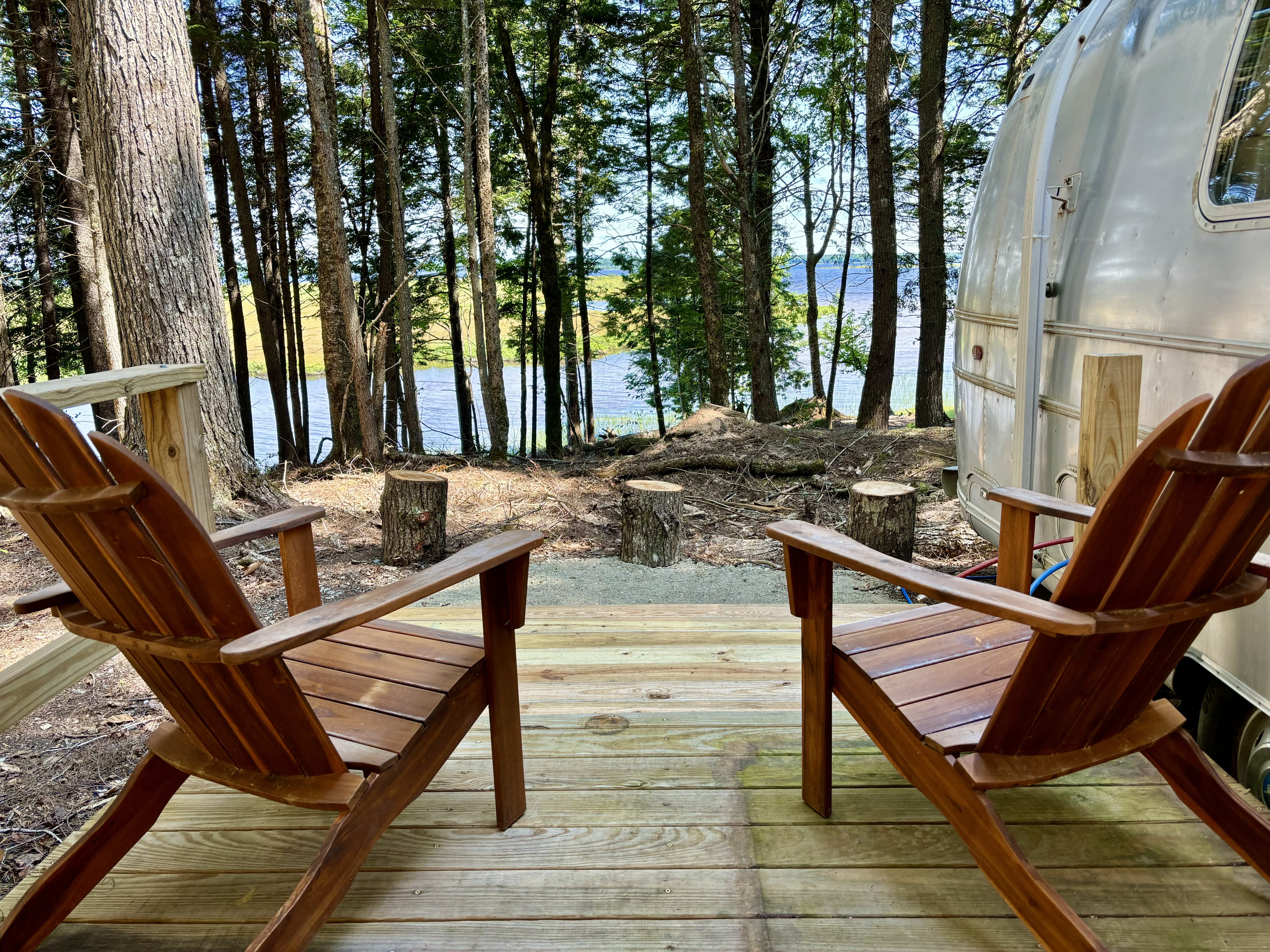 The Downeast Airstream and Tiny House A-Frame Cabin – Glamping Downeast